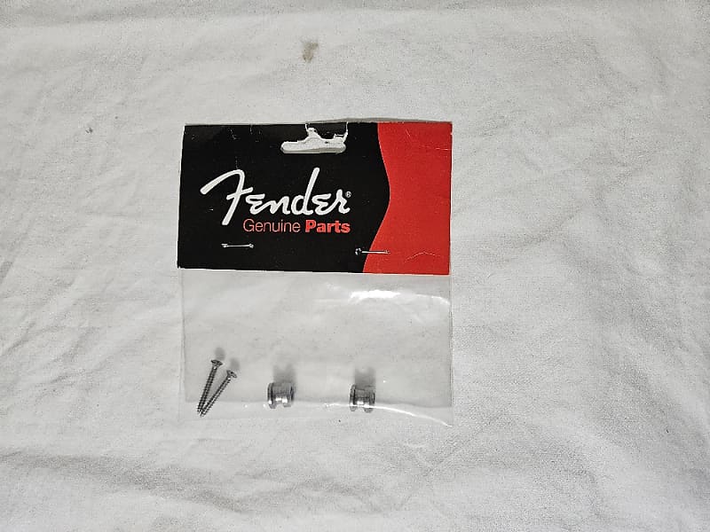Genuine Fender American Series Locking Strap Buttons Chrome | Reverb
