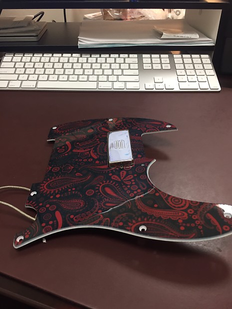 Fender Loaded Telecaster Pickguard Paisley | Reverb