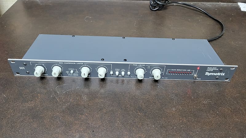 Symetrix 501 Peak-RMS Compressor Limiter 1980's - Grey | Reverb