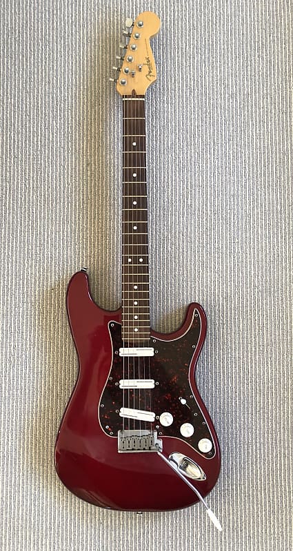 Fender Stratocaster 1996 Red Transparent | Reverb