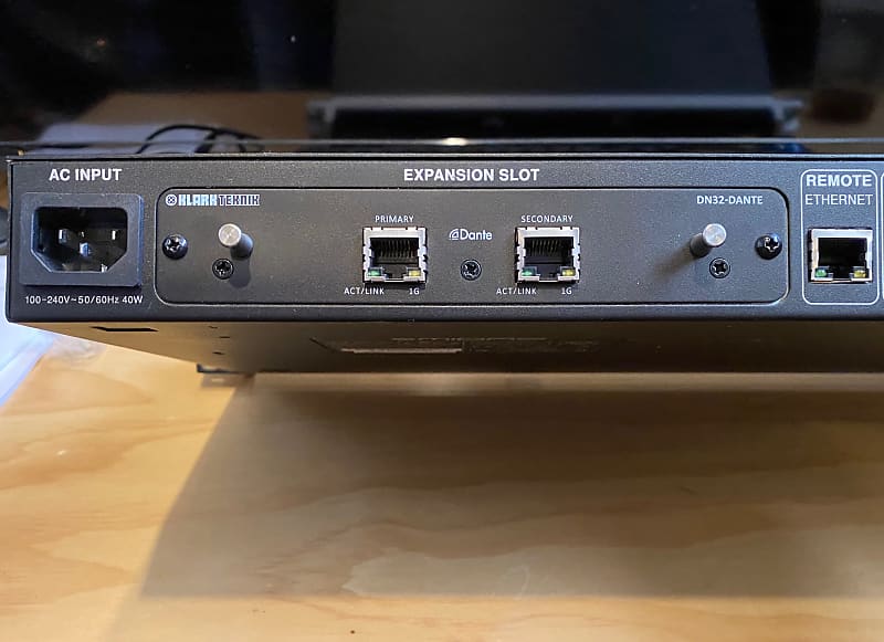 Klark Teknik DN-32 Dante (Behringer X32, Midas M32 Dante | Reverb