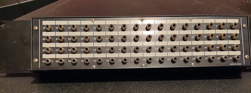 Patch panel 64 Port RCA rack 19" Made in Japan | Reverb