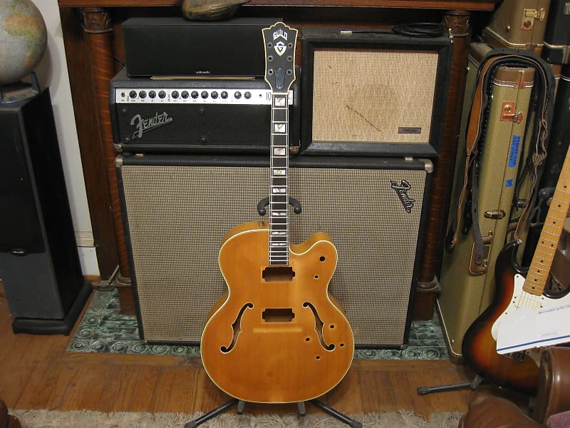 Vintage 1971 Guild X-500 Stuart Natural Blond Guitar | Reverb