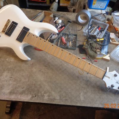 Wide-neck RG/Strat style electric guitar (48mm nut width) by | Reverb