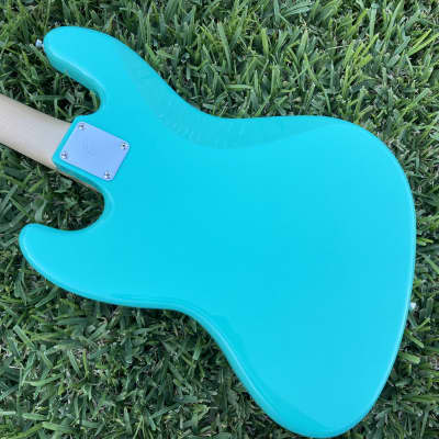 Warmoth Jazz Bass - Seafoam Green, Ebony Fretboard - 1962 | Reverb