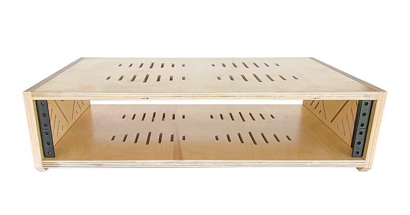 2 RU Studio Rack (Birch ply in natural finish) | Reverb