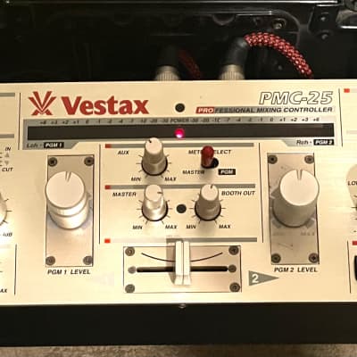 Vestax PMC-25 "Rotary" DJ Mixer CLEAN! | Reverb