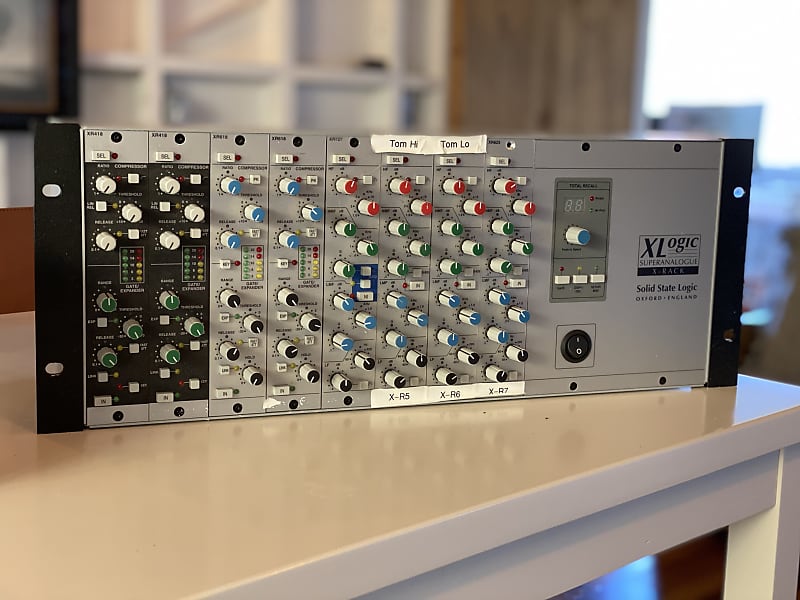 Solid State Logic X Rack Loaded With Modules Reverb