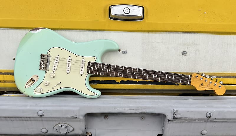 D'Light Custom Guitars S-type 2023 - Aged Surf Green | Reverb