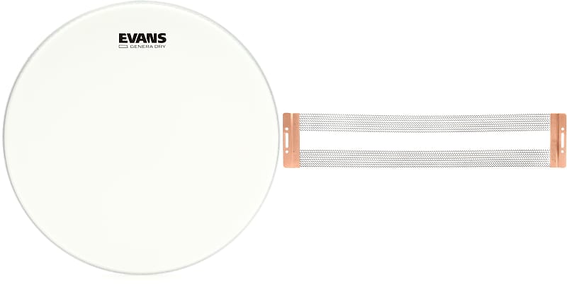 Evans Genera Dry Coated Snare Head - 14 inch Bundle with | Reverb