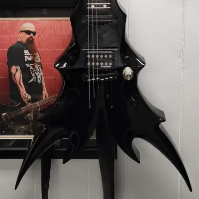 BC RICH Draco 2008 Brilliant BLACK NECK-THRU FLYING V | Reverb
