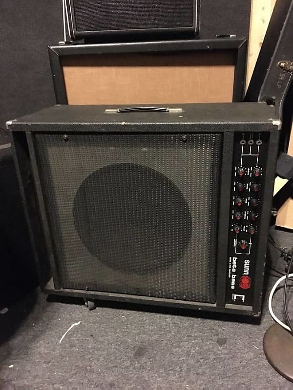 Sunn Beta Bass 1x15 combo bass amp 1978 black | Reverb
