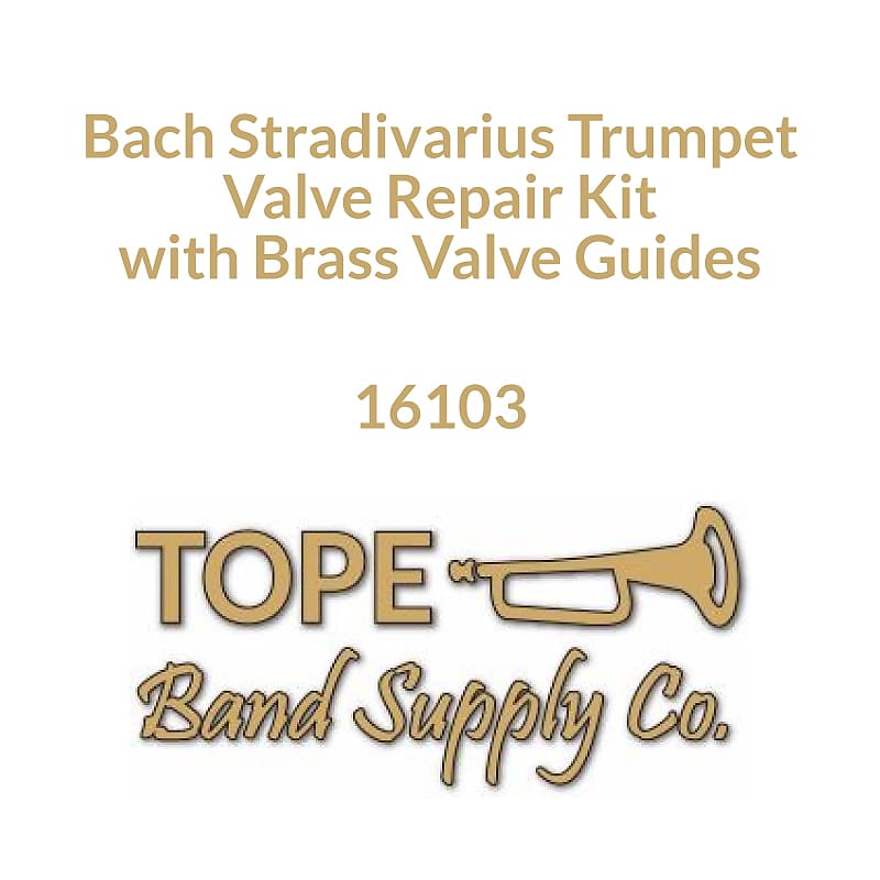 Bach Stradivarius Trumpet, Valve Repair Kit with Brass Valve | Reverb