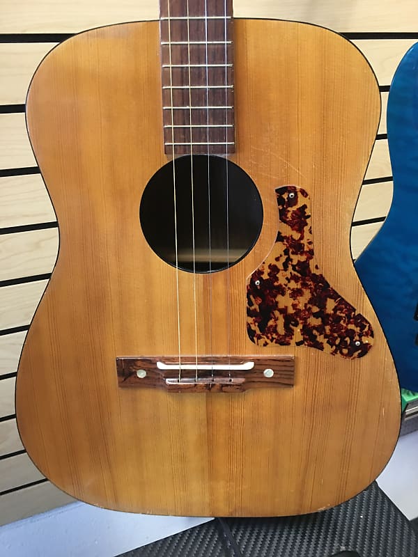 Stradolin Strad o lin tenor mini dreadnaught 1970’s Natural | Reverb