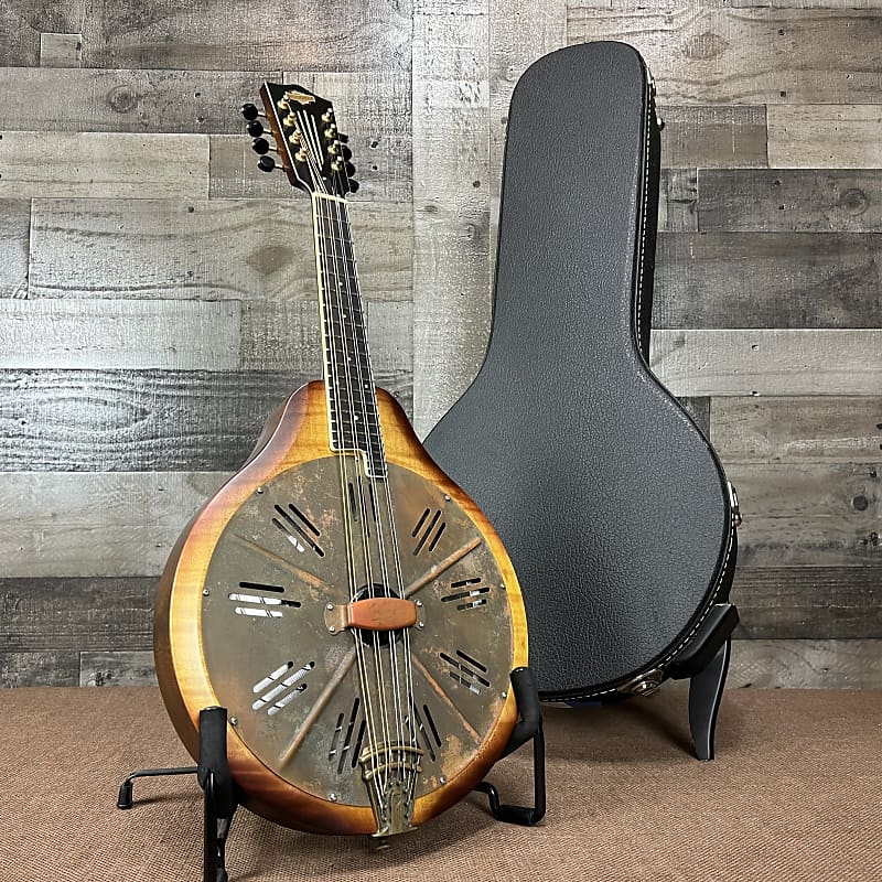National RM1 Resonator Mandolin W/Hardshell Case | Reverb