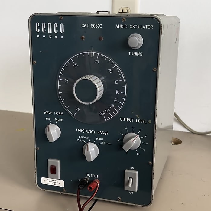 Cenco Oscillator - Vintage Tone Generator | Reverb