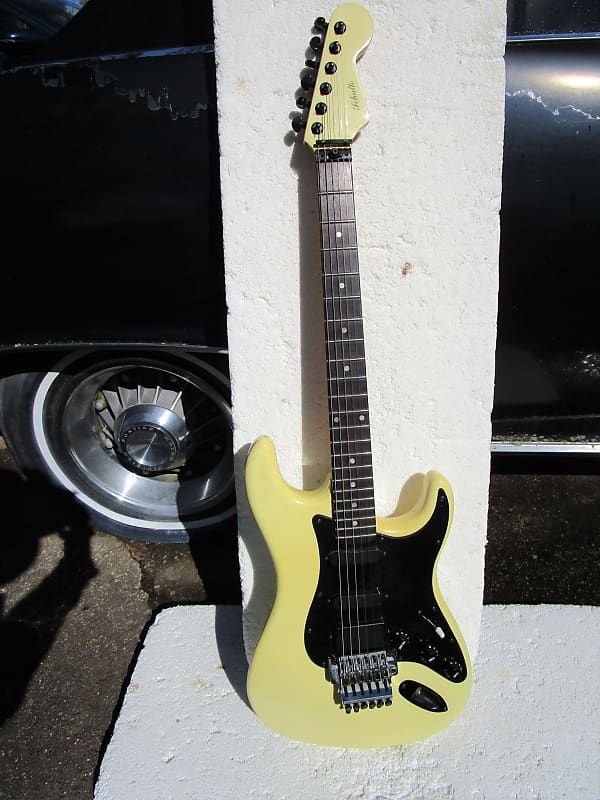 Eric Schulte Stratocaster Copy, 1980's - 1900's, White, EMG | Reverb