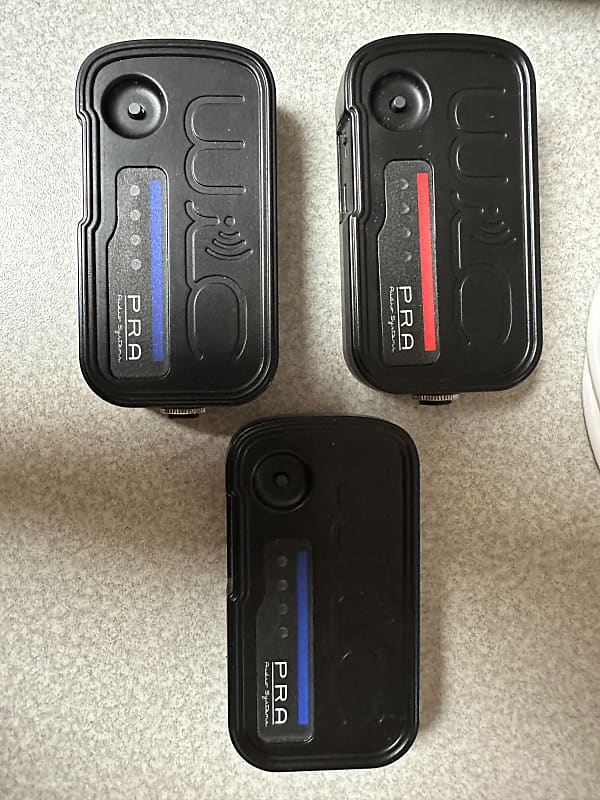 PRA Audio Systems Wireless Guitar System WiC 2017 - black | Reverb