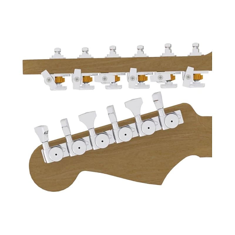 Hipshot Grip Lock Open Gear Locking Tuners 6 In-Line Right | Reverb