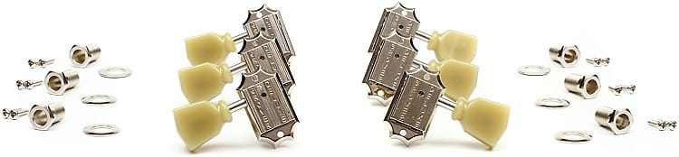 Grover 135N Vintage Tuning Machines Set - Nickel | Reverb