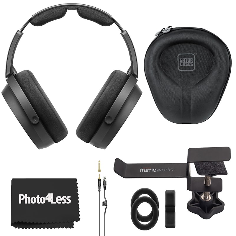 Sennheiser HD 490 Pro Headphones Bundle with Headphone Case, | Reverb