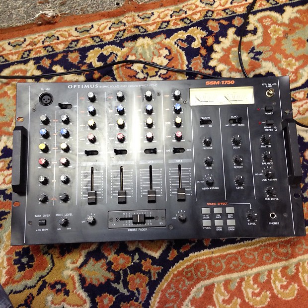 Optimus SSM-1750 4 Channel Stereo Audio Mixer | Reverb
