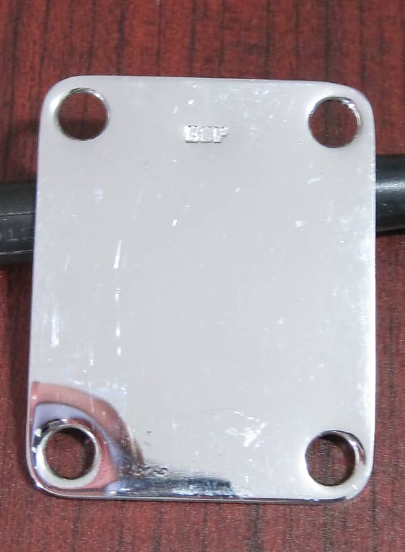 Rare ESP Neck Plate From 1982 Lawsuit Strat 48th Street NY | Reverb
