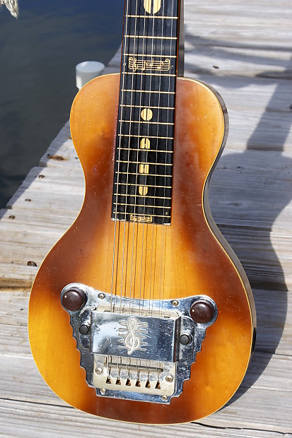 Oahu Diana Deluxe with Supro/Valco String-thru Pickup 1951 | Reverb