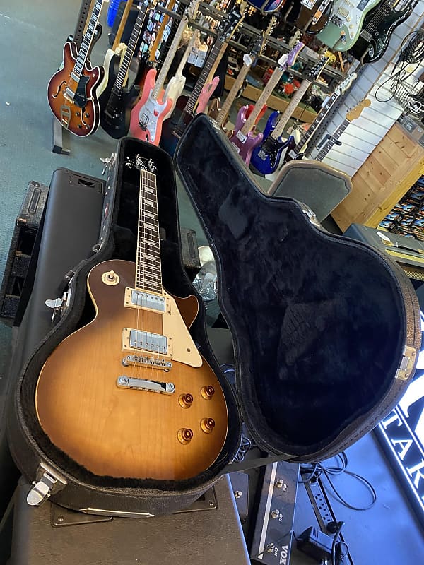 Epiphone Les Paul Standard Brown with case | Reverb