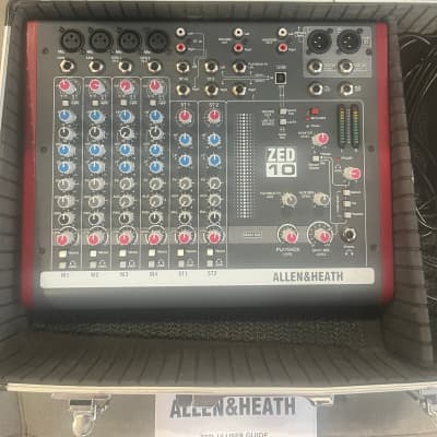 Allen & Heath ZED-10 10 Channel Mixer | Reverb