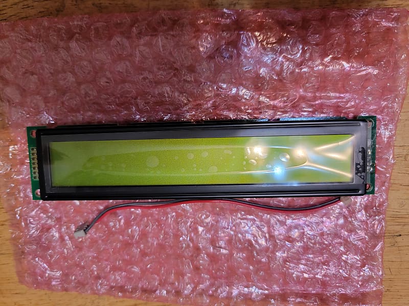 Korg TR Rack / SG Rack Black on Green Backlit LCD Display | Reverb