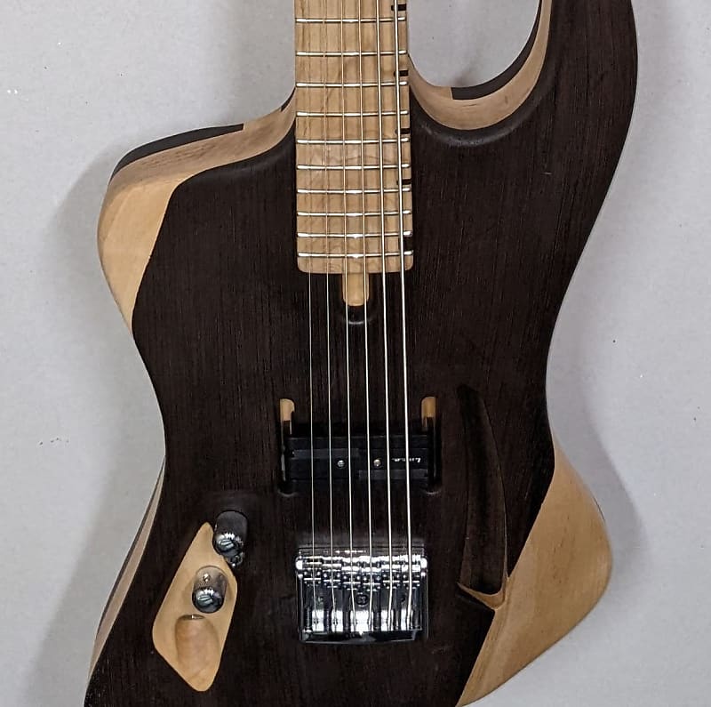 SomethingAwesome. Low30 Short Scale Bass VI - Wenge / Maple - | Reverb