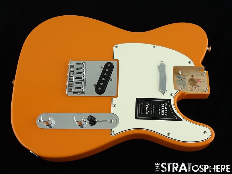 Fender Player Telecaster Tele LOADED BODY Modern Parts Capri | Reverb
