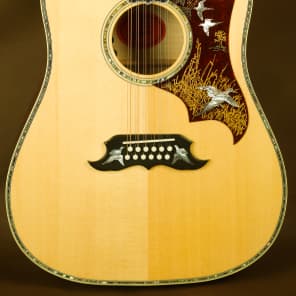 Gibson Doves in Flight 12 String Rare Custom Acoustic Guitar | Reverb