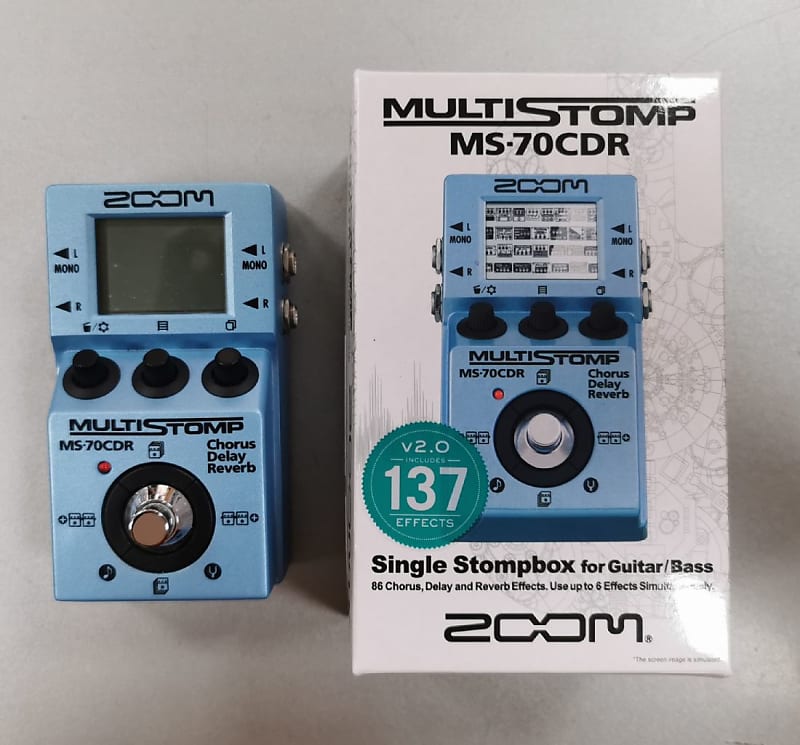 Zoom MS70CDR Guitar multieffect | Reverb