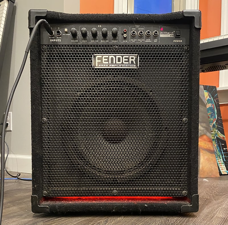 Fender Rumble 60 V1 Bass Amp - Red Light | Reverb