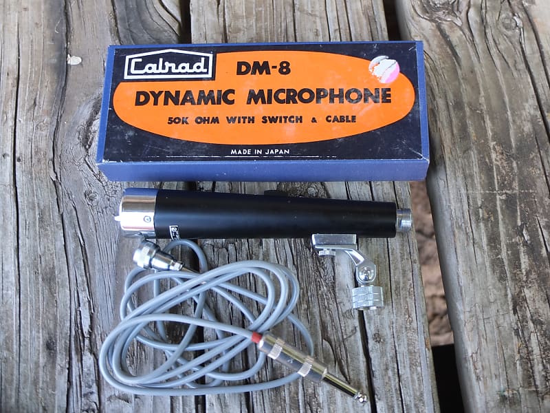 Calrad DM-8 Dynamic Microphone 60s - Black | Reverb