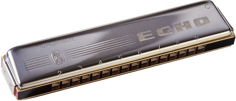 Hohner M2309017 Echo 32 Trimline Tremolo Harmonica in C | Reverb