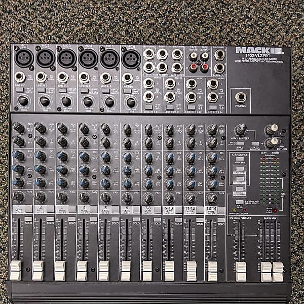 Mackie 1402-VLZ Pro 14-Channel Mic / Line Mixer | Reverb
