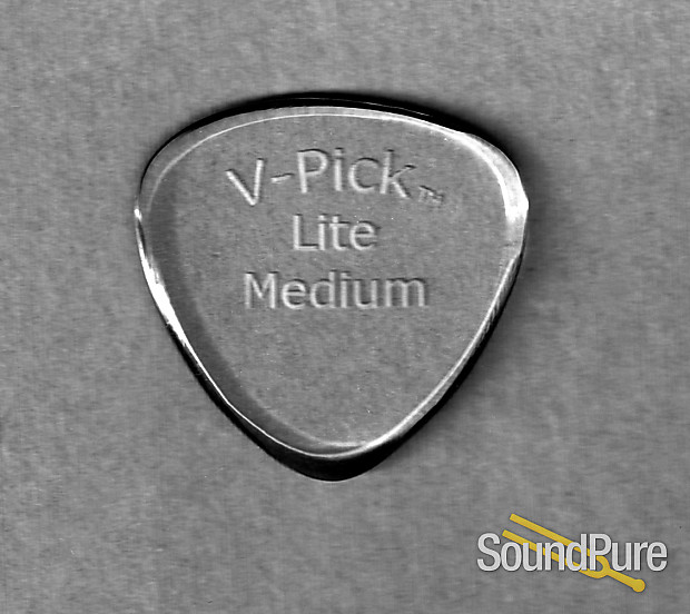V-Picks Medium Rounded Lite 1.5mm Clear | Reverb
