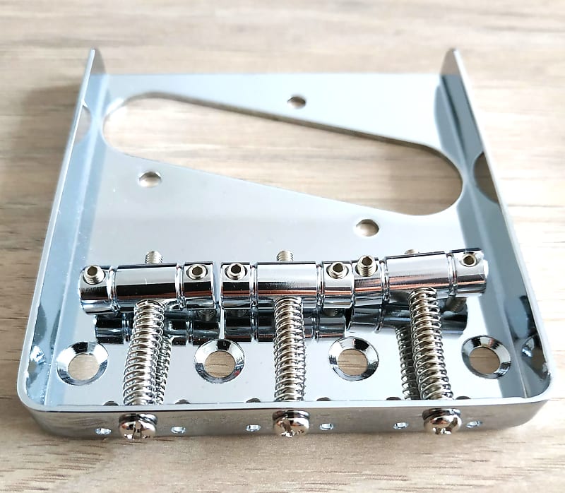Bridge for Telecaster, 3 In-tunes saddles string | Reverb UK