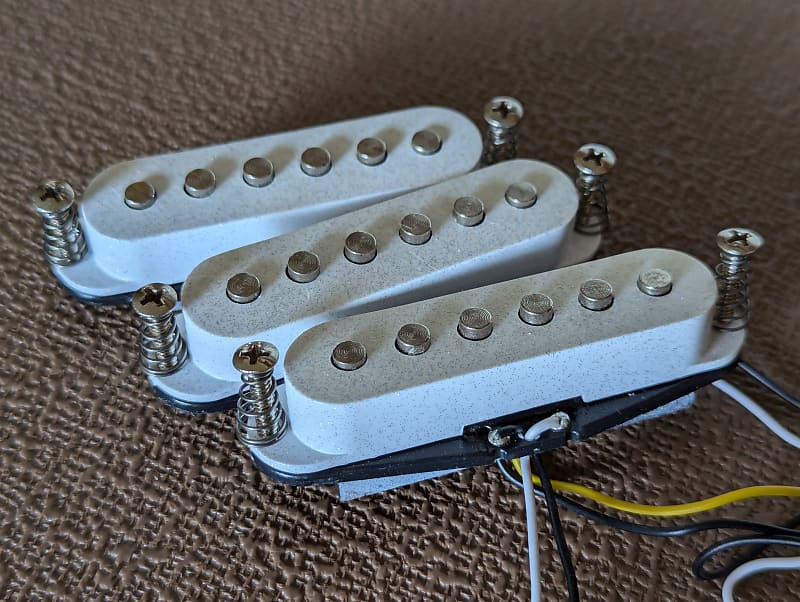 Squier Strat Pickup Set 3 Stratocaster Single Coil Pickups w/ | Reverb
