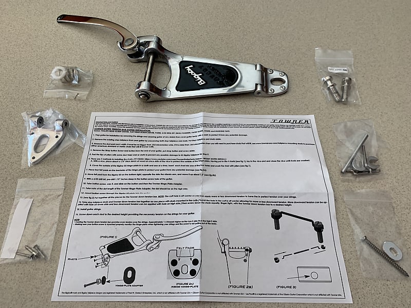 Bigsby B6 Retrofit Kit with Towner Down Tension Bar and | Reverb