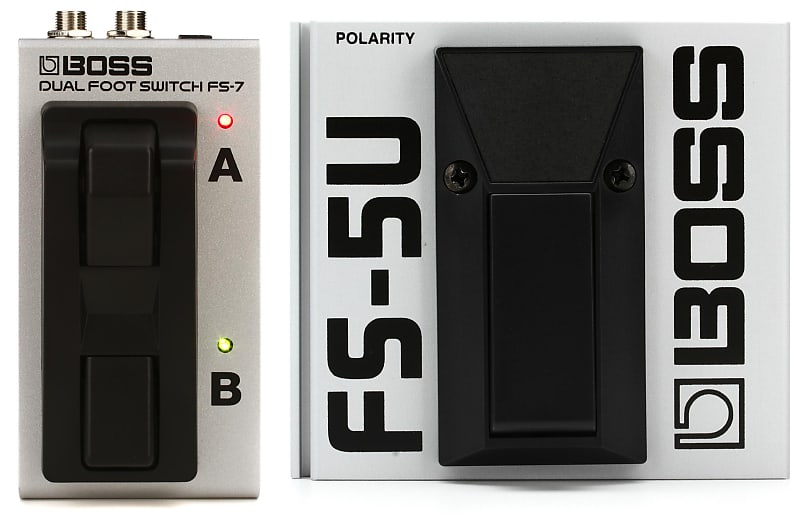 Boss FS-7 Dual Foot Switch Bundle with Boss FS-5U | Reverb