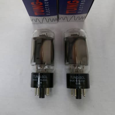 Tung-Sol 6L6GC STR Power Tubes - Platinum Matched Pair | Reverb