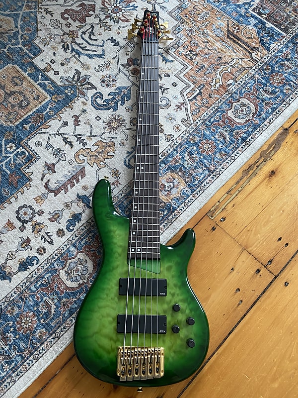 AIO Wolf Bass KTB-6 with EMG pickups - Green | Reverb