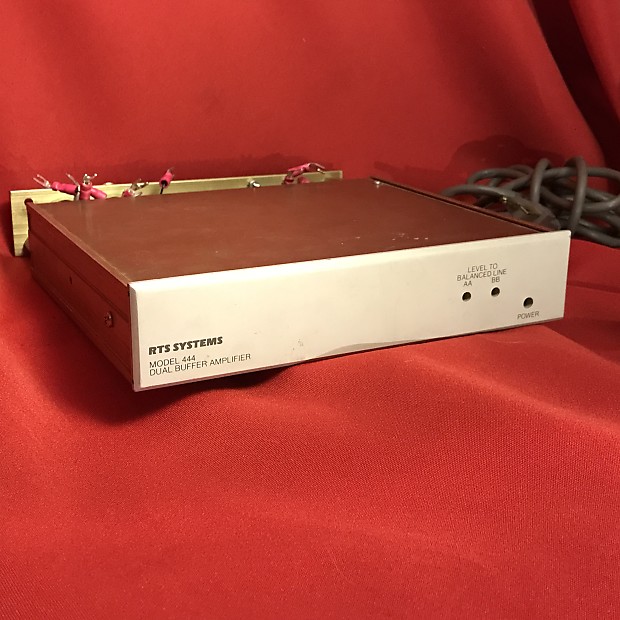 RTS Systems Model 444 Dual Buffer Amplifier w/ XLR attachment | Reverb