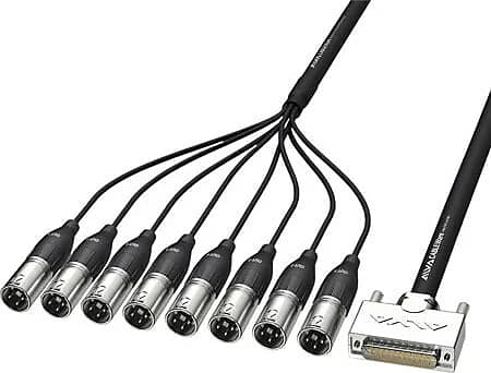 Analog Multi-core cable, D-sub25-XLR male, 5m | Reverb