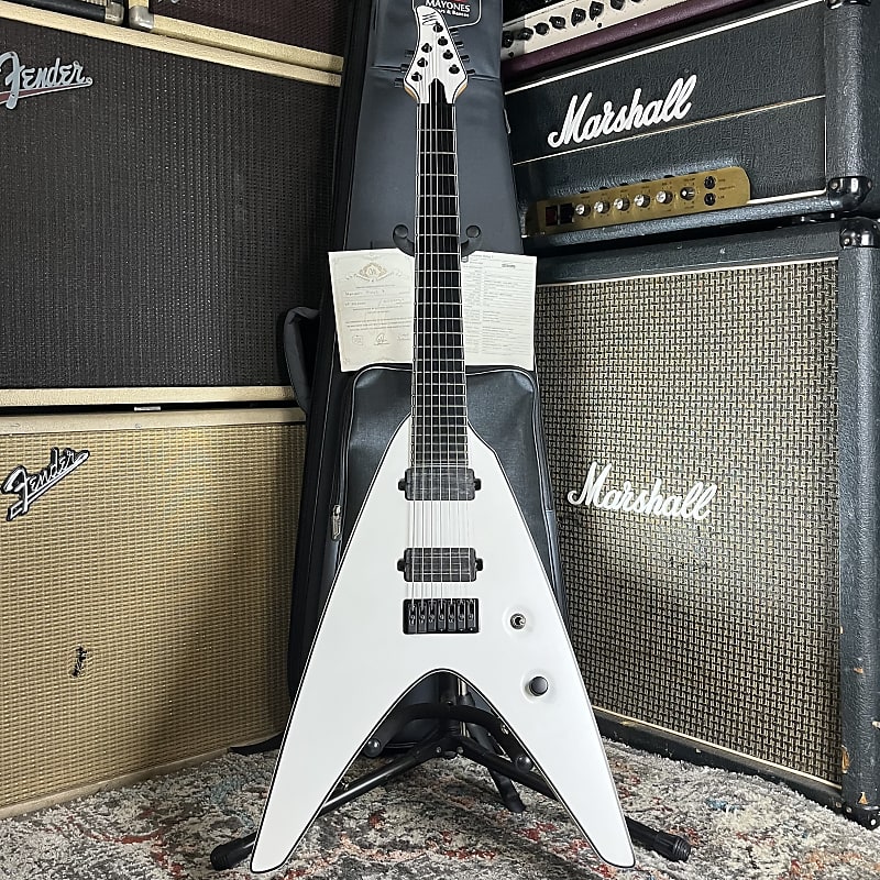 2013 Mayones Vidius 7 String V Electric Guitar W/ Bare | Reverb