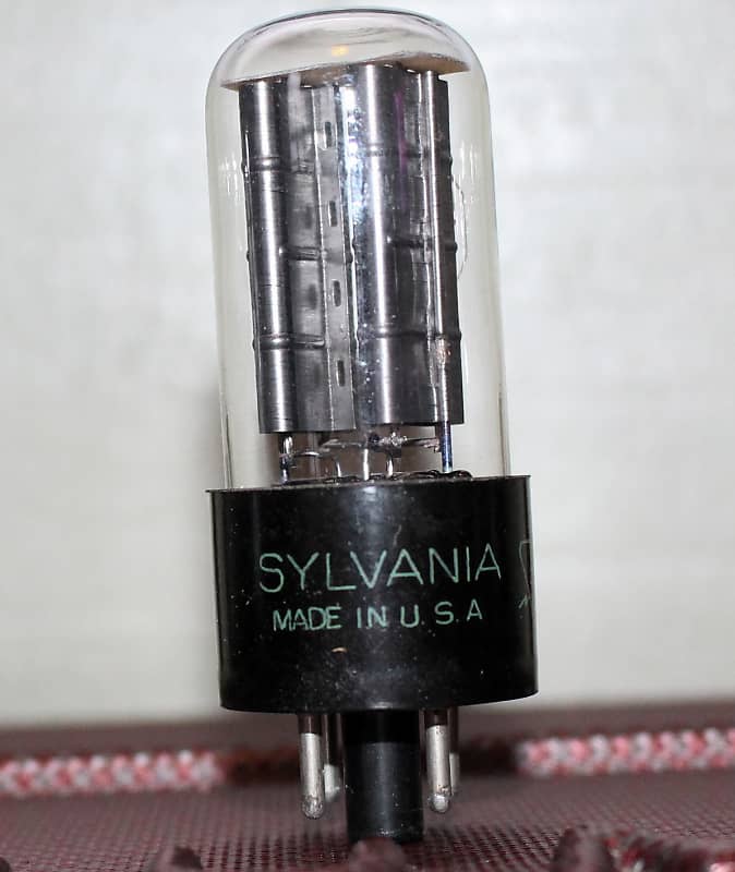 SYLVANIA 5Y3GT VT-197A BLACK PLATE D GETTER TEST NOS MINTY | Reverb